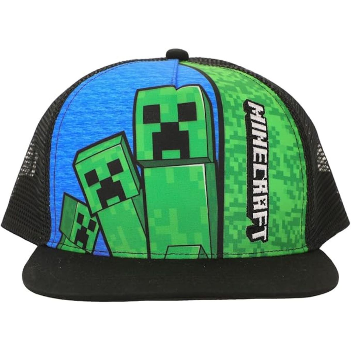 Youth - Minecraft Creepers Trucker Hat Mesh Back, QGMNC – K&K Cap & Hat ...